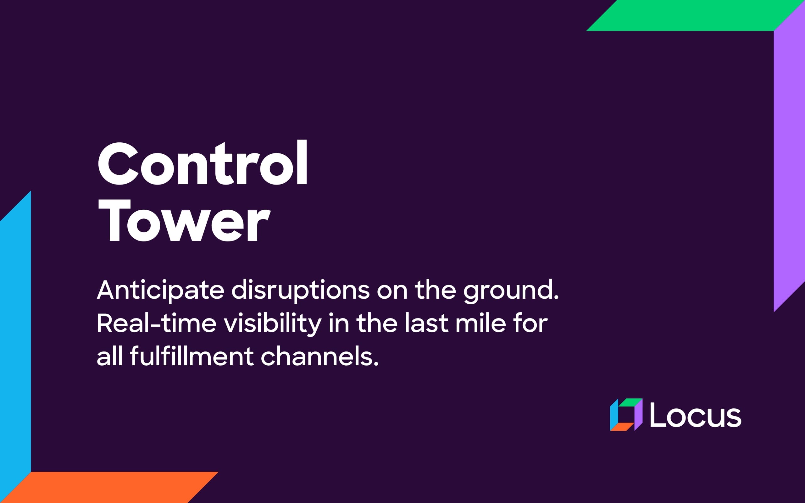 Control Tower Software: Bring Visibility to All-Mile Fulfillments