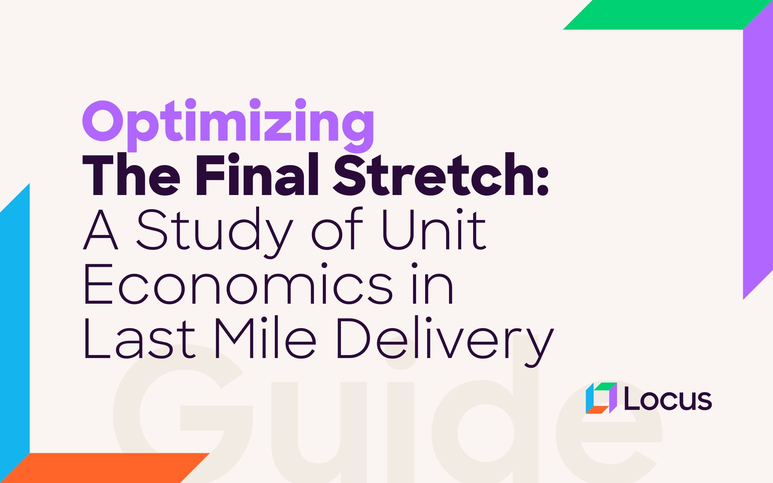 Unit Economics in All-Mile Delivery - A Complete Guide